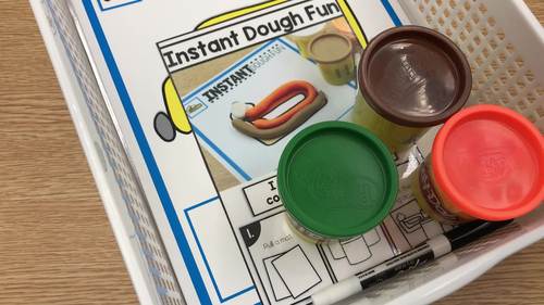Instant Center Mats: Dough Fun (Fine Motor, Morning Work, Morning Tubs)