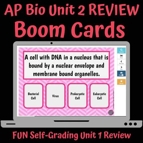 AP Bio Unit 2 Review Cards by Science with Cara | TpT