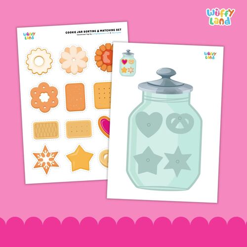 Cookie Jar Sorting and Matching Activity | Fine Motor & Early Math Center