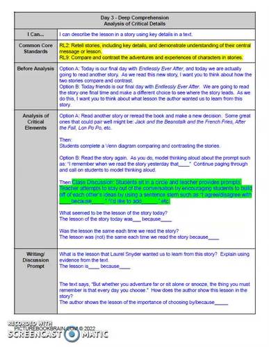 Endlessly Ever After by Laurel Snyder Lesson Plan and Activities