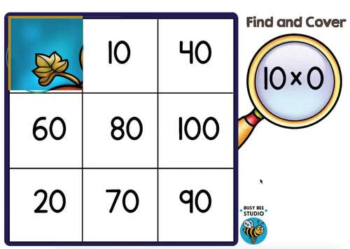 3RD GRADE BEGINNING MULTIPLICATION FACT BOOM CARDS HIDDEN PICTURE ...