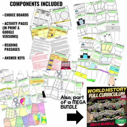 Early Man & River Valley Civilizations | World History Choice Board ...