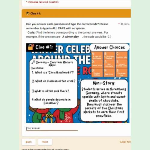 Winter Celebrations Around the World Escape Room | Reading & Culture ...