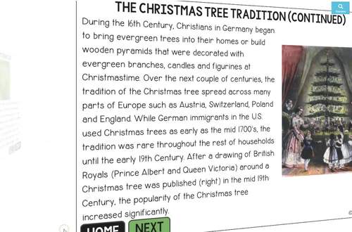 Christmas Tree Tradition Language Activities Boom Cards™ by Stacy Crouse