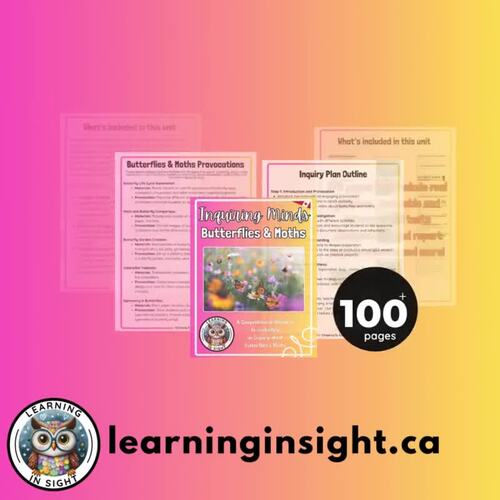 Inquiring Minds: Butterflies & Moths – Engaging Inquiry-Based Learning
