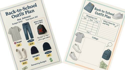 Financial Literacy Project | Fashion on a Budget: Back-to-School Style