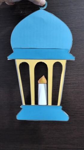 Ramadan Lantern Craft Coloring Activities Ramadan Craft Decoration Cut ...