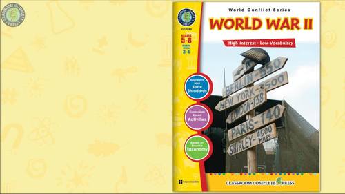 World War 2 Gr. 5-8 by Classroom Complete Press | TPT