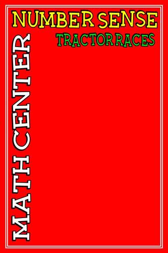 NUMBER SENSE Tractor Races Subitizing Number Sense Activities Farm Theme