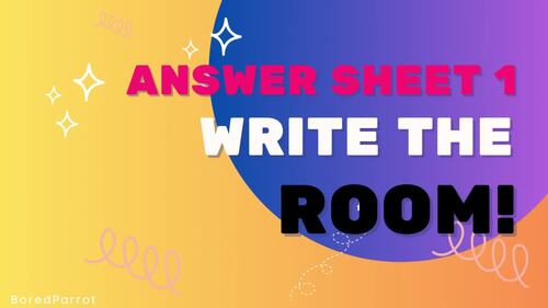 Write the Room Kindergarten - Letter "l": Writing / Vocabulary / Phonics