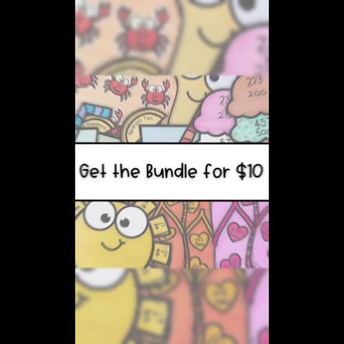 Summer Rounding Math Craft Bundle | Use Place Value to Round Whole Numbers