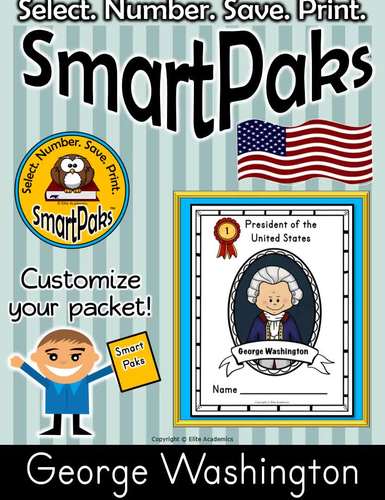 George Washington and Abraham Lincoln SmartPaks™ Activities: Bio, Vocab ...