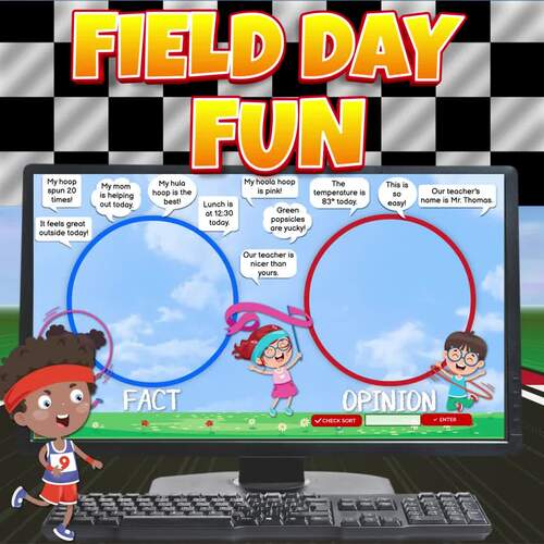 Field Day Fun Digital Escape Room Language Arts Upper Elementary