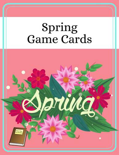 Spring Matching Game Cards for Memory and Go Fish by More Than Just Reading