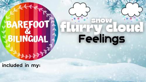 Snow Flurry Cloud Clipart | SEL Feelings Clipart | TPT