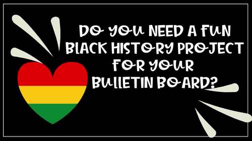 Black History Month Biography Project Research Pennant Project Bulletin ...