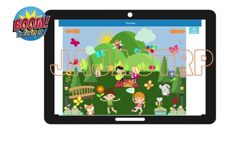 Spring Summer I spy - Boom Cards Distance Learning by jajaotrp | TPT