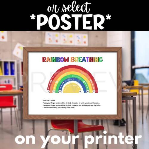 Rainbow Breathing Exercises | Mindful Breathing | Calm Down Corner ...