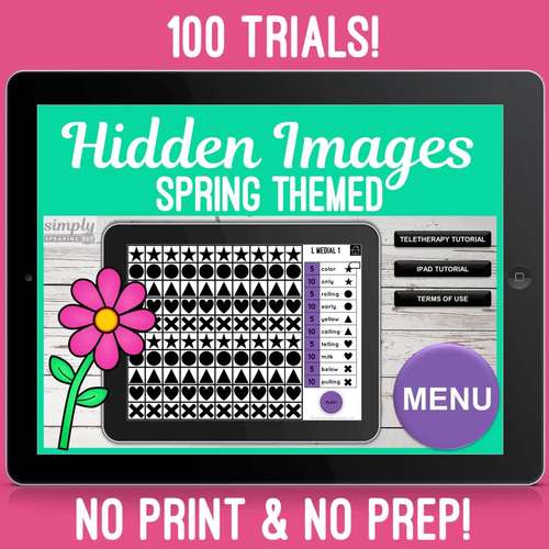 Spring 100 Trials No Print Symbol Hidden Images Game for Artic in ...