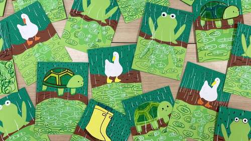 DAVID HOCKNEY SPRING RAIN REFLECTION PROJECT, ACTIVITY BOOK AND LESSON ...