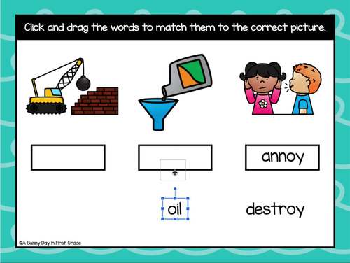 Diphthongs OI & OY for Google Slides™ by A Sunny Day in First Grade