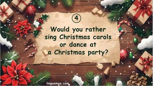 Would you rather? Christmas. PowerPoint by Linguamao ESL | TPT