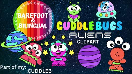 Alien Clipart - Cuddlebugs Collection | TPT