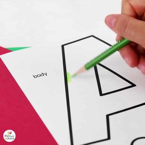 Letter A Activities, Letter A Worksheets, Centers, Art + Crafts + More
