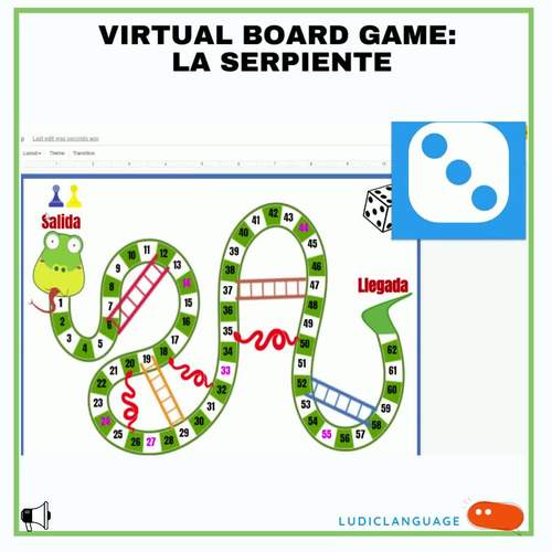 Spanish Snake Game by LudicLanguage | TPT