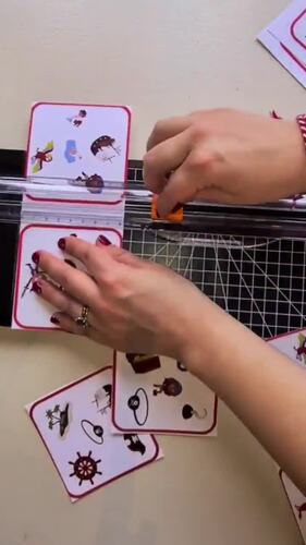 PIRATE THEME DOBBLE IN FRENCH | Spot it ! les pirates by Lea Tralala