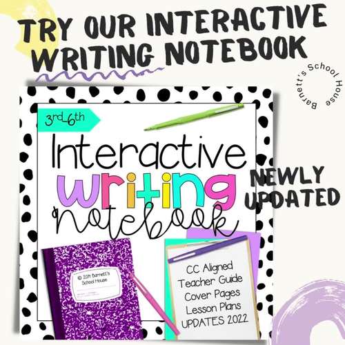 Interactive Writing Notebook & Reading Notebook Bundle, Lesson Outlines