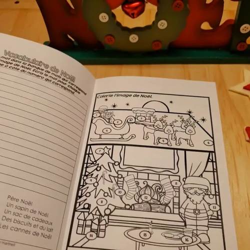 French Christmas Activity Booklet - Livret de Noël | TPT