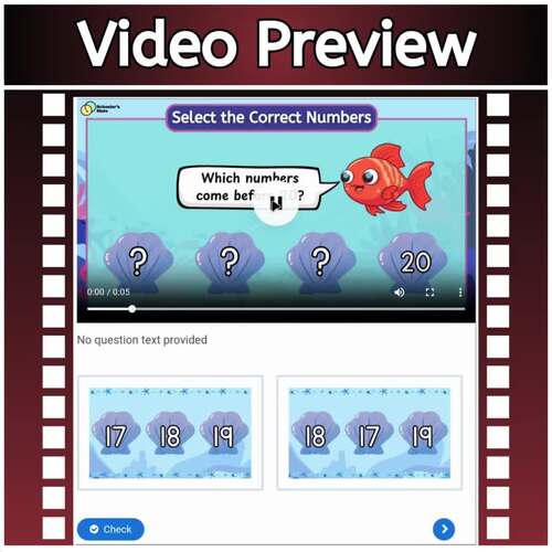 Forward and Backward Counting: Select Three Numbers (1 to 50) Digital ...