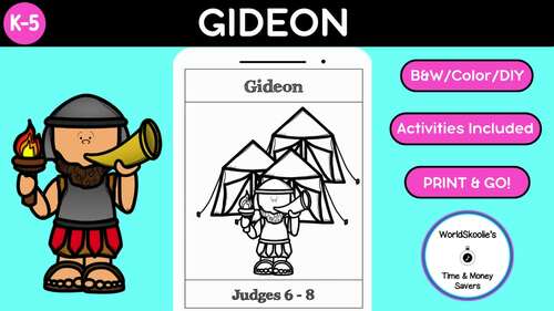 Bible Stories: Gideon by WorldSkoolie | TPT