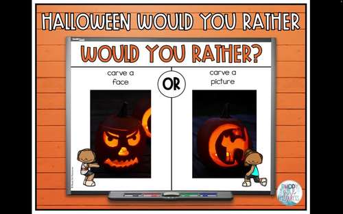 Halloween Would You Rather Brain Breaks Movement Activities | TPT