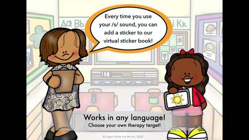 Speech Therapy Virtual Sticker Book Summer Edition Boom Cards™ | TpT