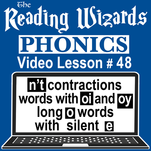 Phonics Video/Easel Lesson - N'T Words/OI & OY Words - Reading Wizards #48