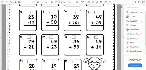 2 Digit Addition and Subtraction Worksheets With and Without Regrouping