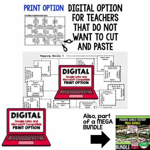 1920s 1930s Vocabulary Activity Puzzle | Test Prep| Print and Google