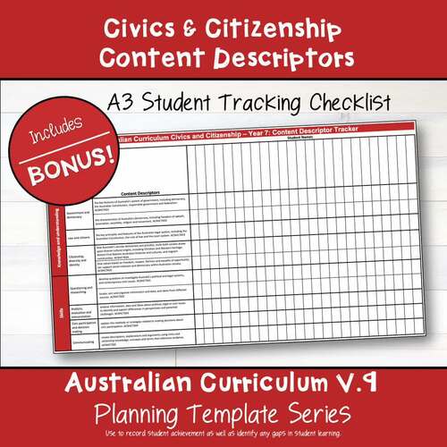 V9 Civics & Citizenship Content Descriptor Overviews - Year 7 by ...