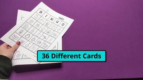 Object Description Winter Bingo Classroom Pack by Imaginative SLP