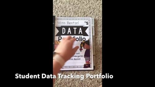 Student Data Notebooks--NO PREP! by Sunny Kinder Days | TpT