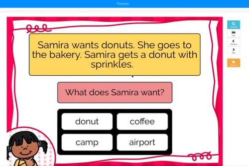 What Questions Digital Task Boom Cards ELA 2nd grade activity center ...