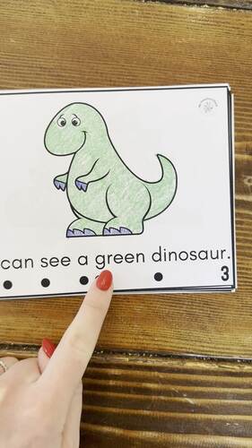 My Little Dinosaur Emergent Reader by My Preschool Place | TPT