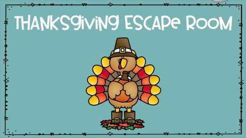 Escape to Thanksgiving Break | Escape Room | Fun Game by Amigo Science