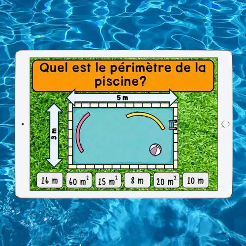 Le périmètre | Cartes Boom | La piscine by LOL - Life of Learning