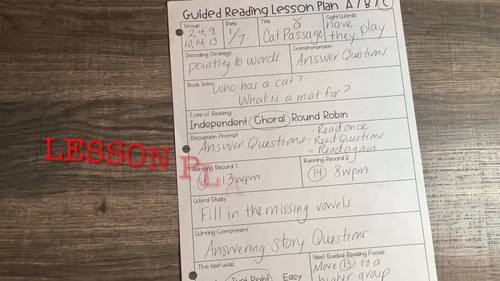 Guided Reading Group Activities Level C with Lesson Plans and Centers
