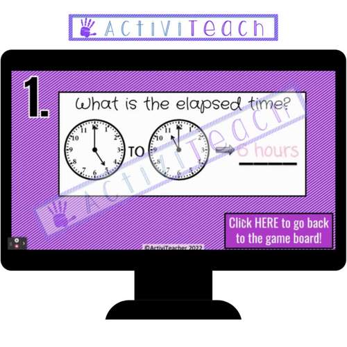 Elapsed Time Games Activities How Much Time Has Passed Time Managment ...