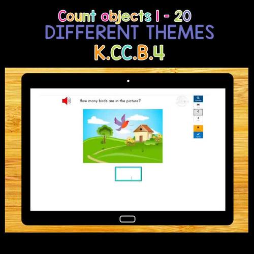 Counting objects Different themes 1 to 20 K.CC.B.4 Digital Activity ...