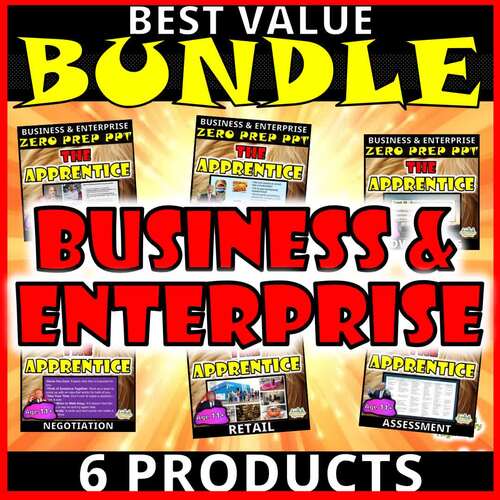 Business & Enterprise Bundle | 6 Projects & Activities Grades 5–8